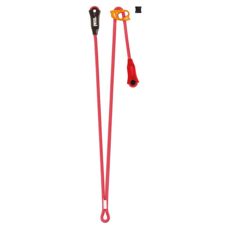 Longe double réglable PETZL Dual Canyon Guide (rouge) - Alpinstore