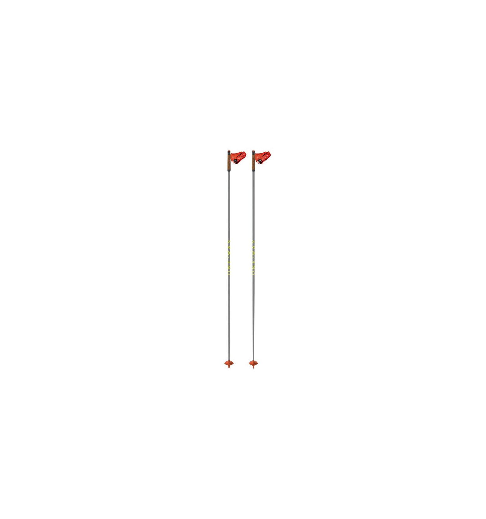 ONE WAY Storm 6 Mag cross country ski poles (grey) - Alpinstore