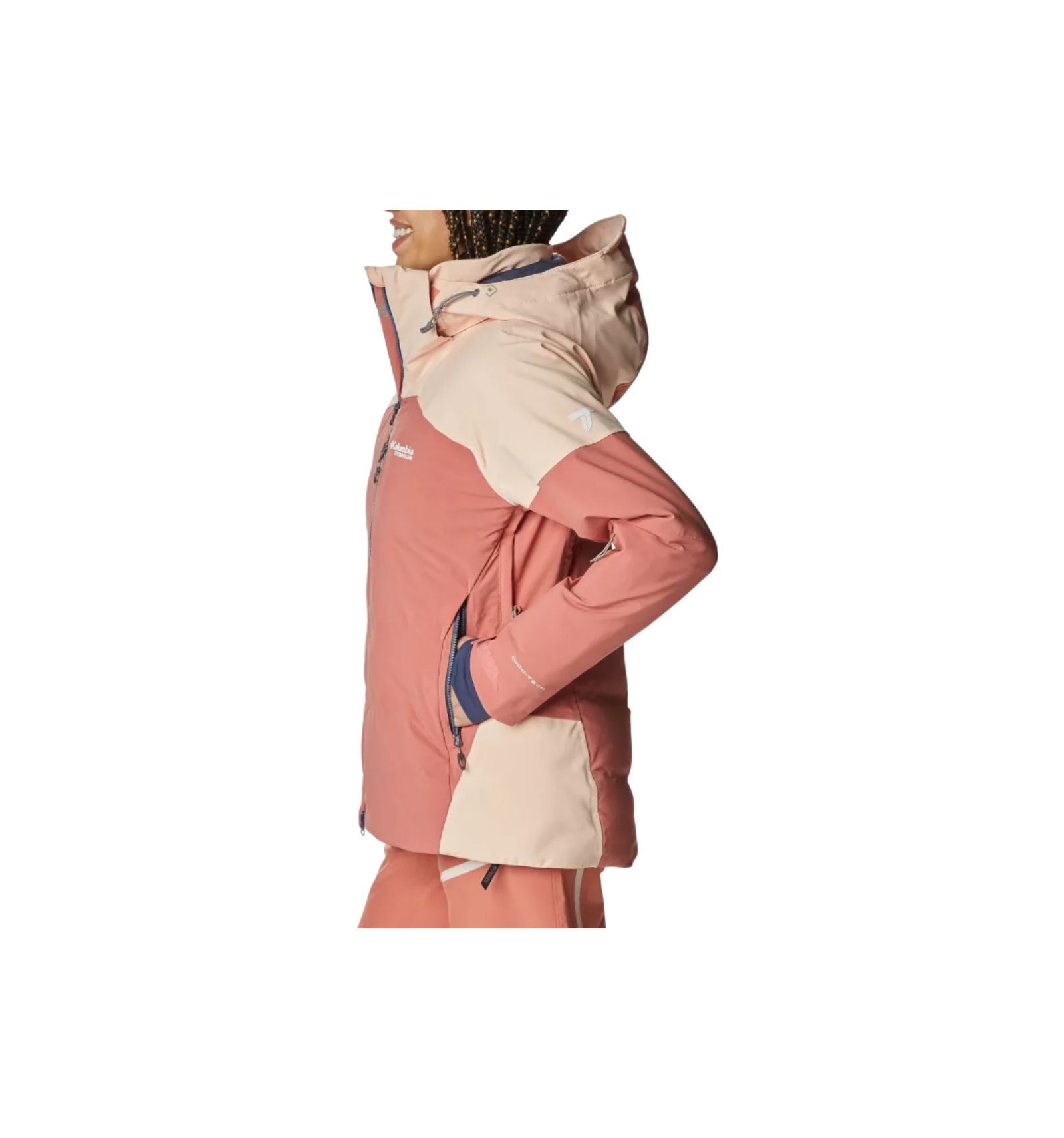 Ski jacket Columbia Powderkeg III (dark Coral/Pea) Women - Alpinstore