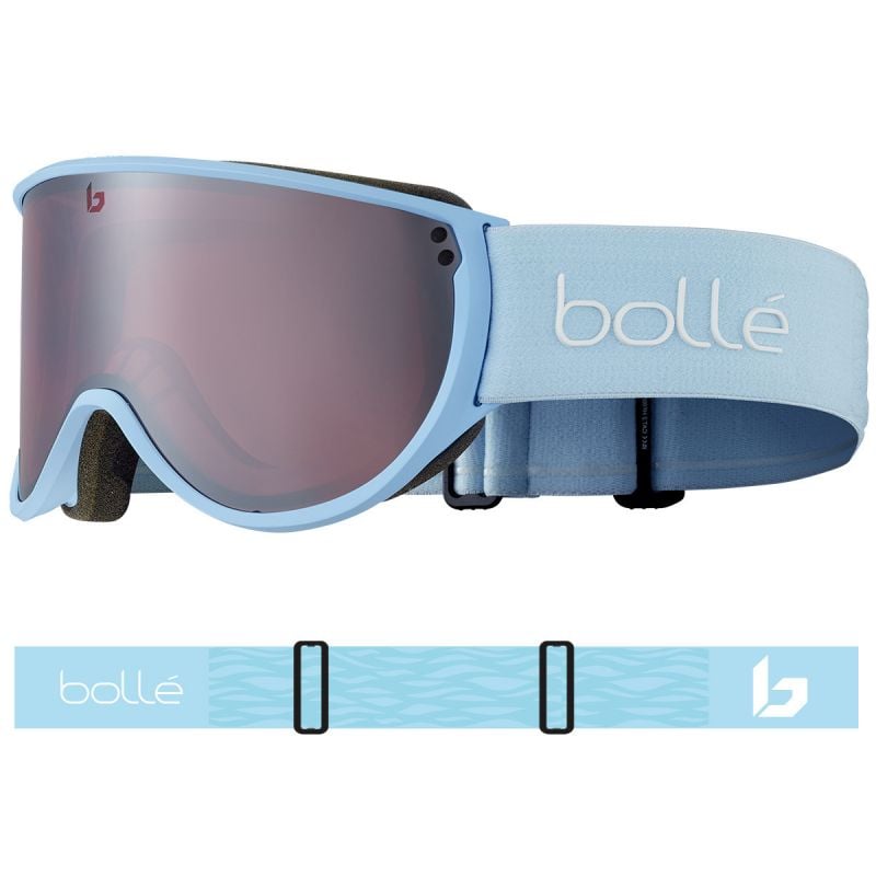 Ski mask Bollé Blanca (Powder Blue - Vermilion Gun) - Alpinstore