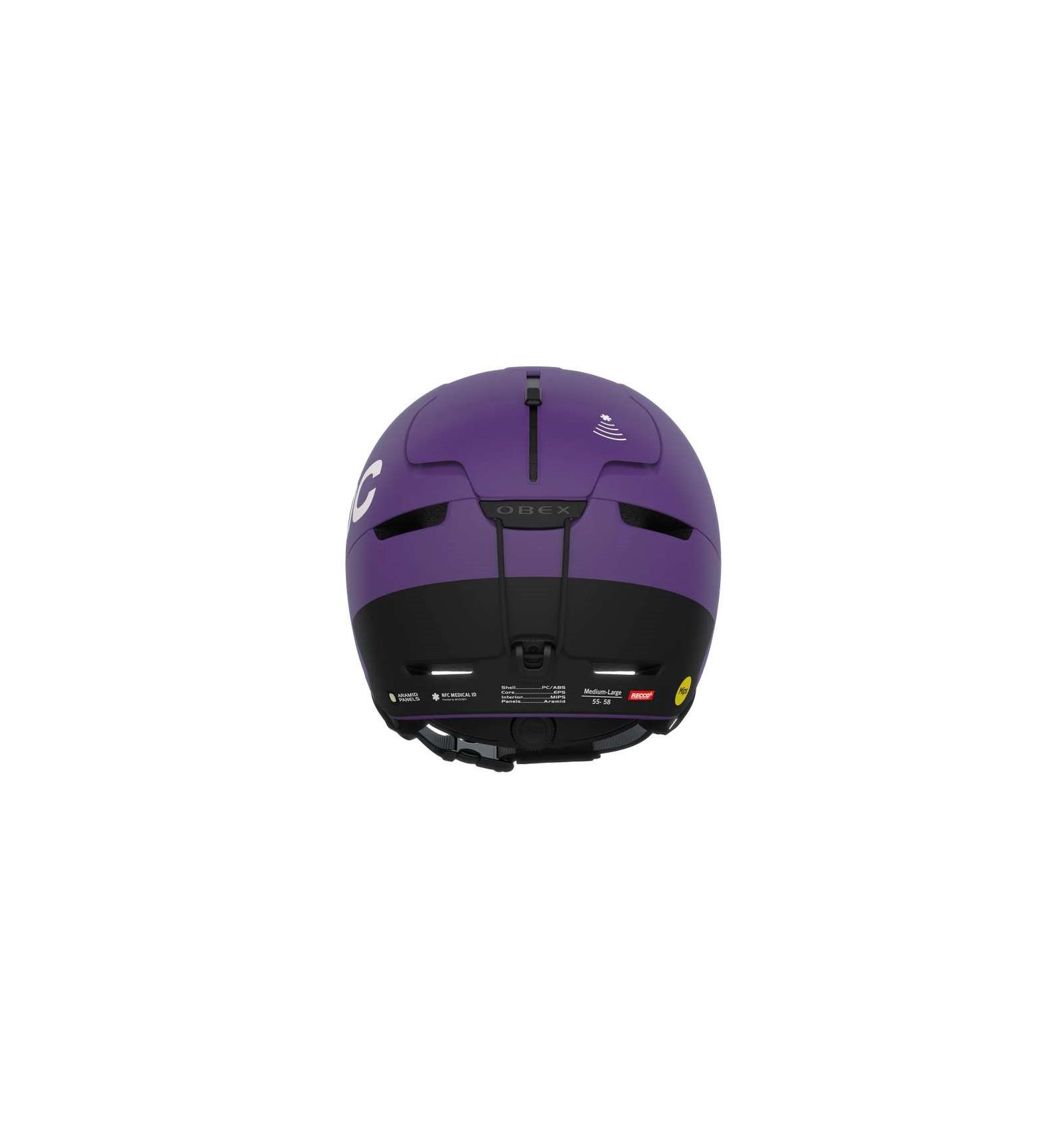 Poc Obex Bc Mips Ski Helmet (Sapphire Purple Matt) - Alpinstore