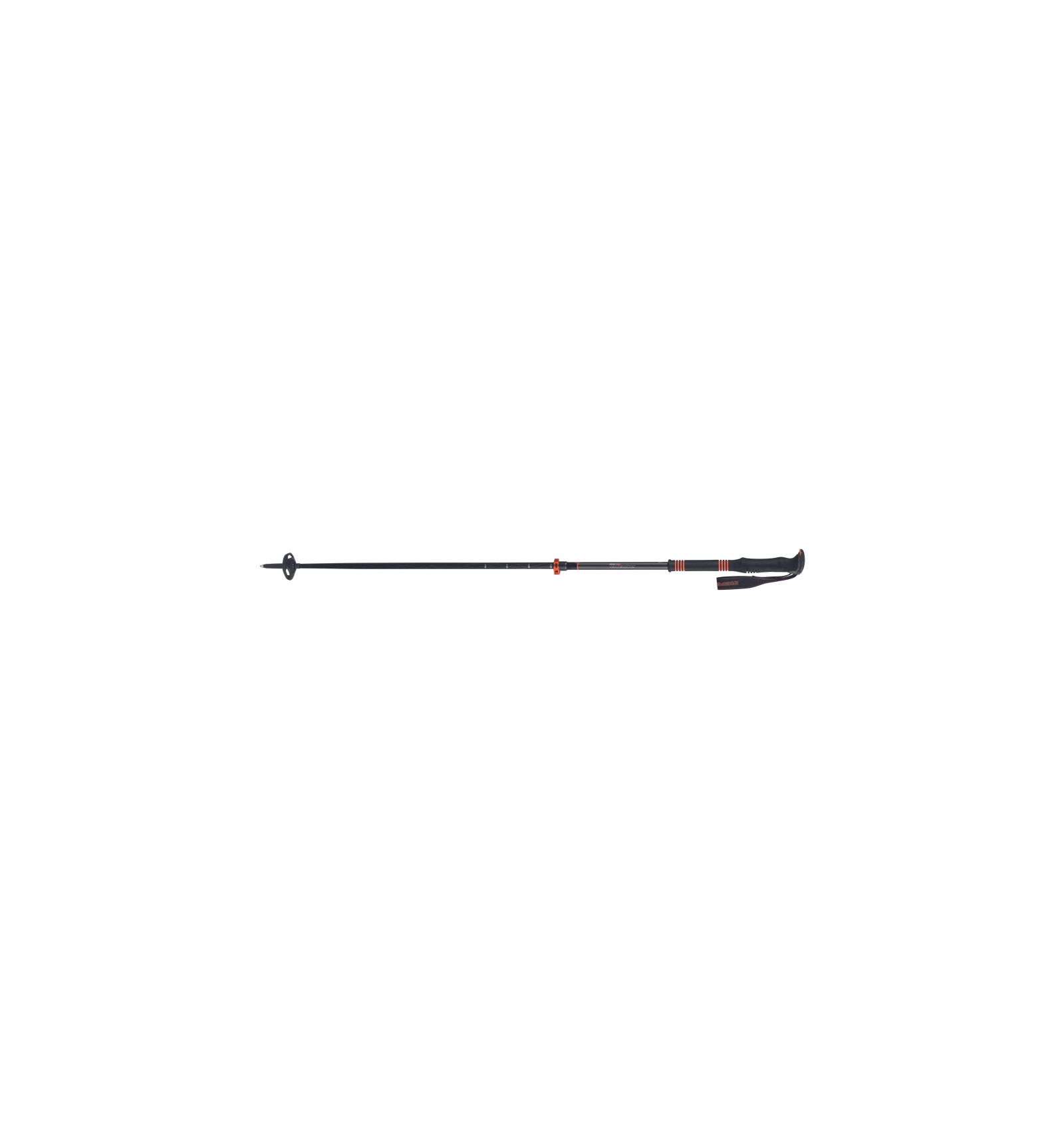 Komperdell Carbon C2 Ultralight Poles (Black/Orange) - Alpinstore