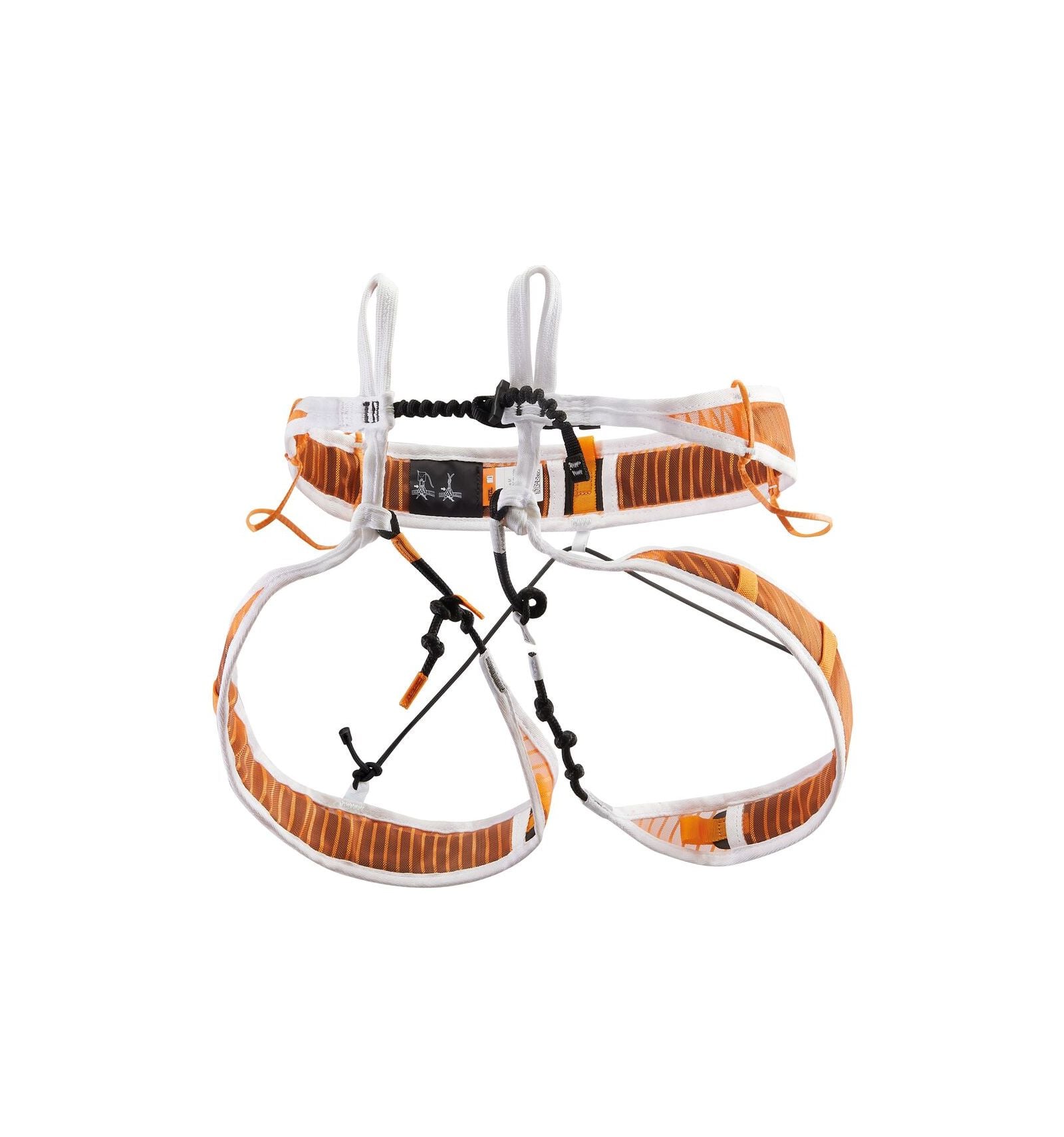 Harness PETZL Fly (black/orange) - Alpinstore