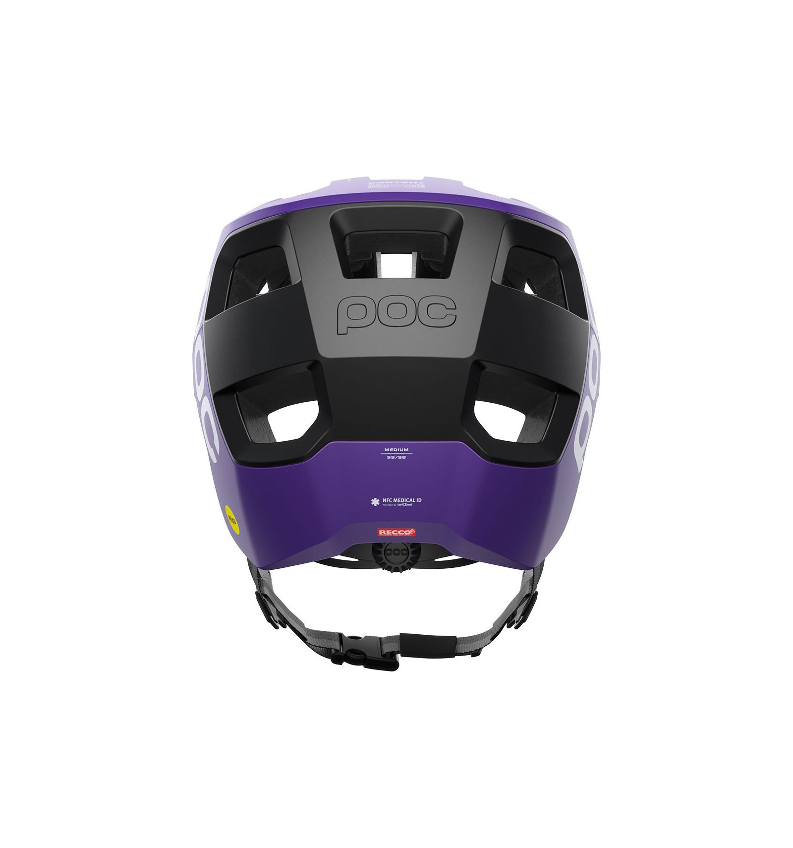 MTB Helmet Kortal Race Mips POC Saphire purple /Uranium black Metallic ...