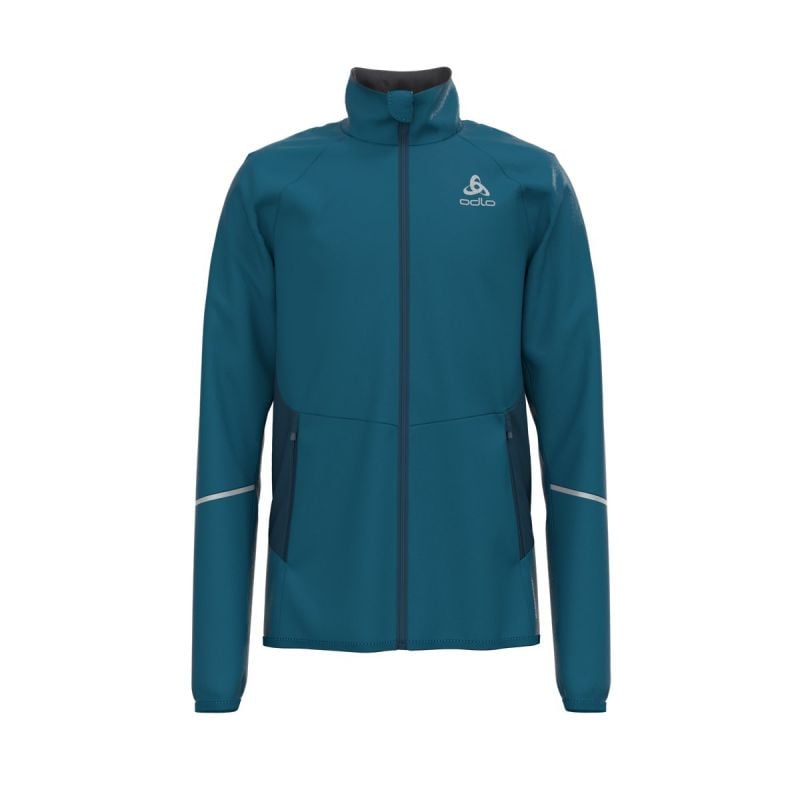Jacket Odlo Jacket BRENSHOLMEN JUNIOR (saxony blue - deep dive) Child ...