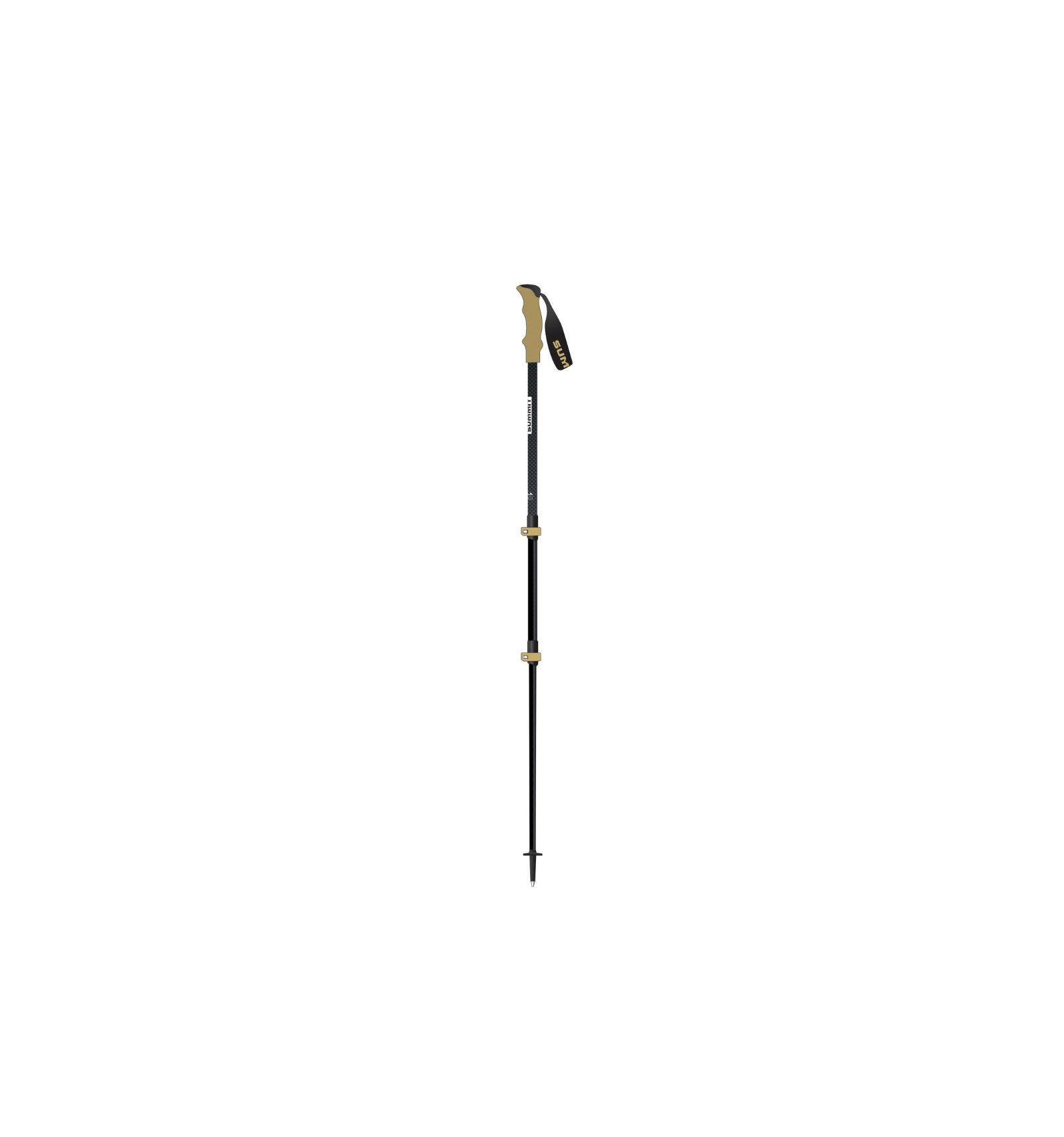Wanderstock Summit Pole Nepal carbon - 3 parts powerlock cork (Black ...